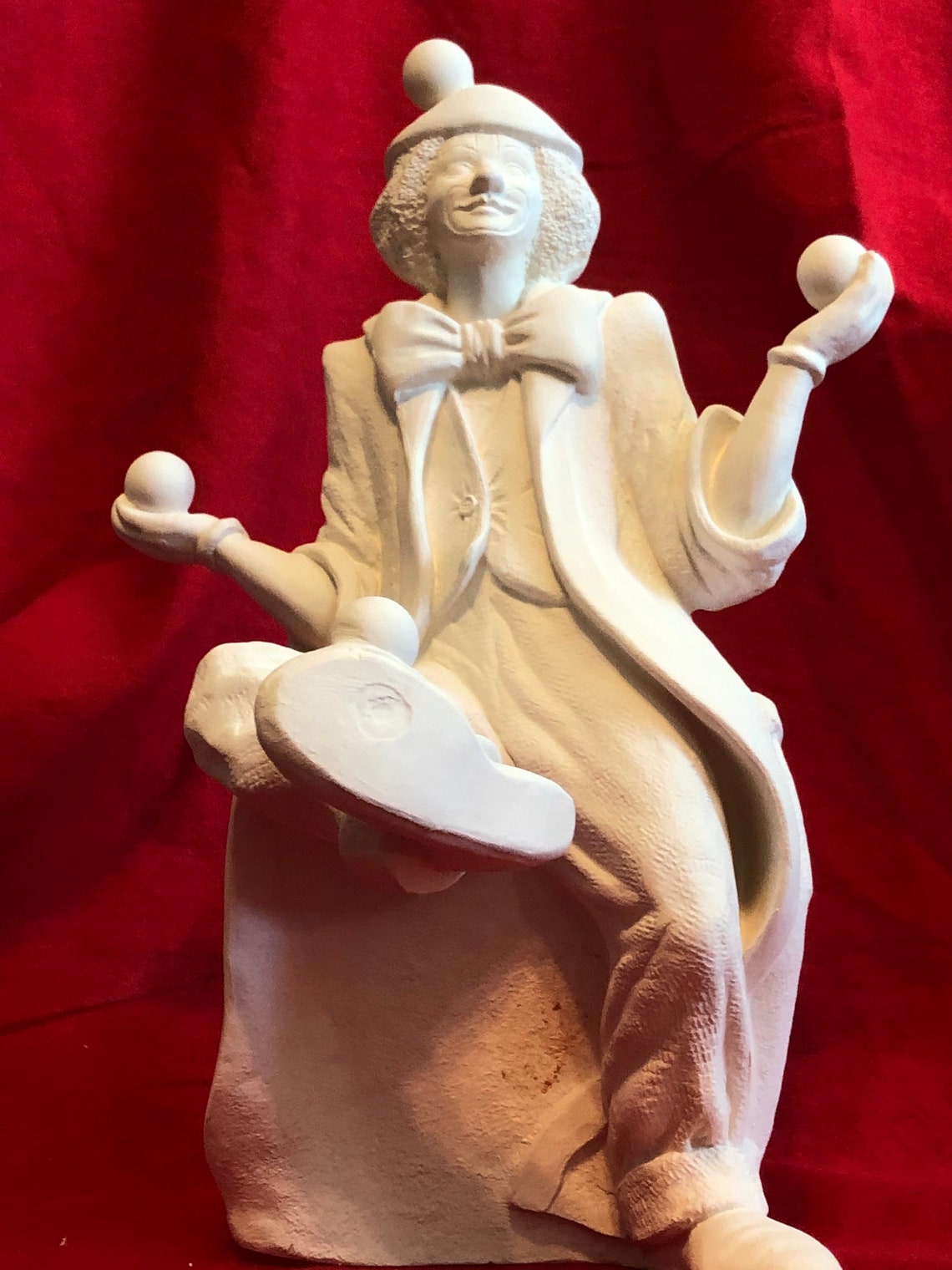 Rare Gare Molds Clown in Ceramic Bisque Ready to Paint - Etsy