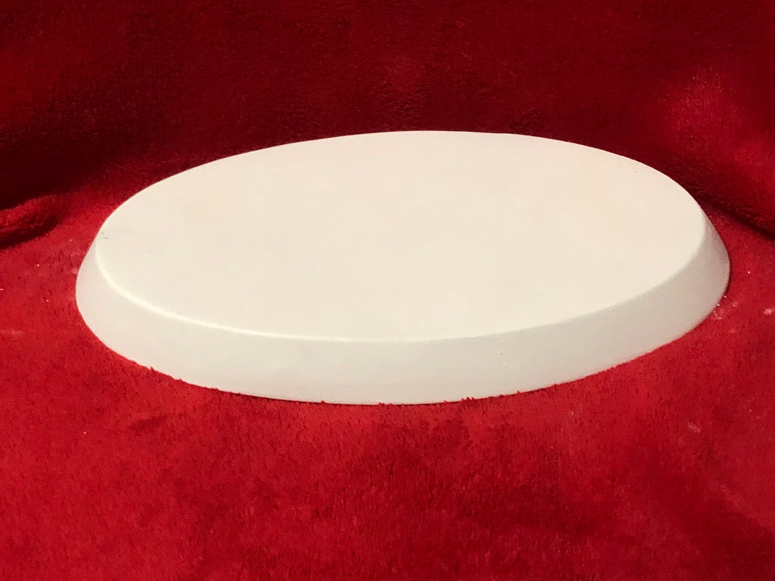 Oval Base in Ceramic Bisque Ready to Paint by Jmdceramicsart - Etsy