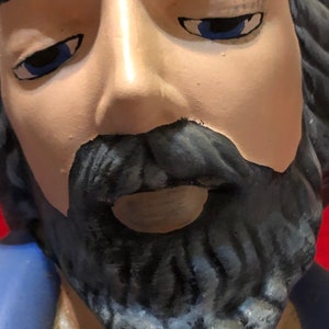 Dry Brushed Ceramic Joseph in Bisque Ready to Paint (part of a Nativity ...