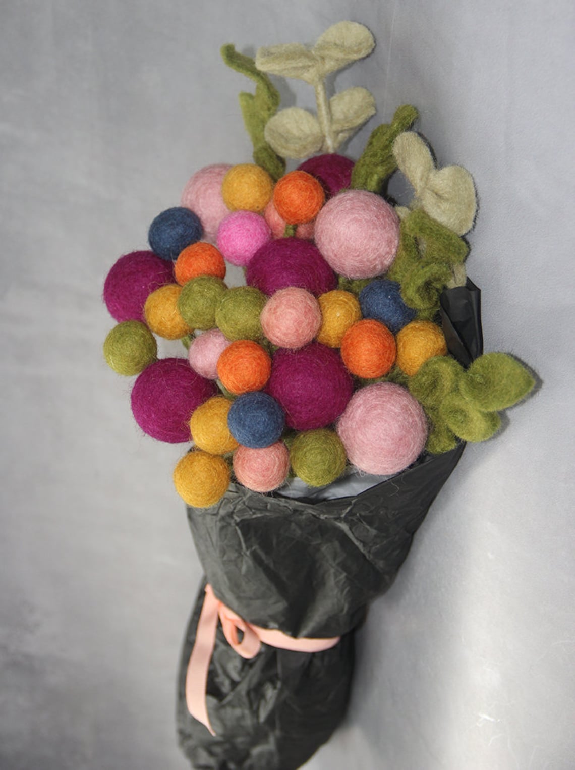 Felted Wool Leaf Branch - Etsy