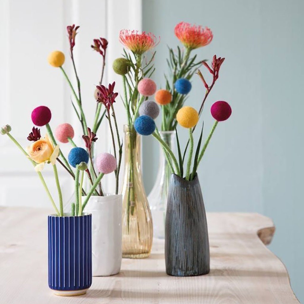 Felted Wool Flower / Small, Wedding Bouquet, Tablescapes - Etsy