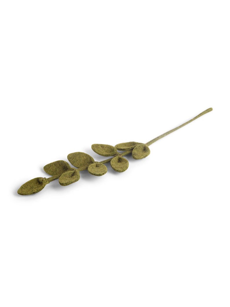 Felted Wool Leaf Branch - Etsy