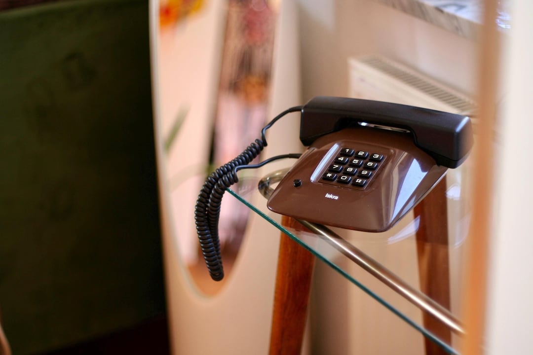 Mid Century Telephone ISKRA ETA 85 / Retro Push Button Phone / MOMA ...