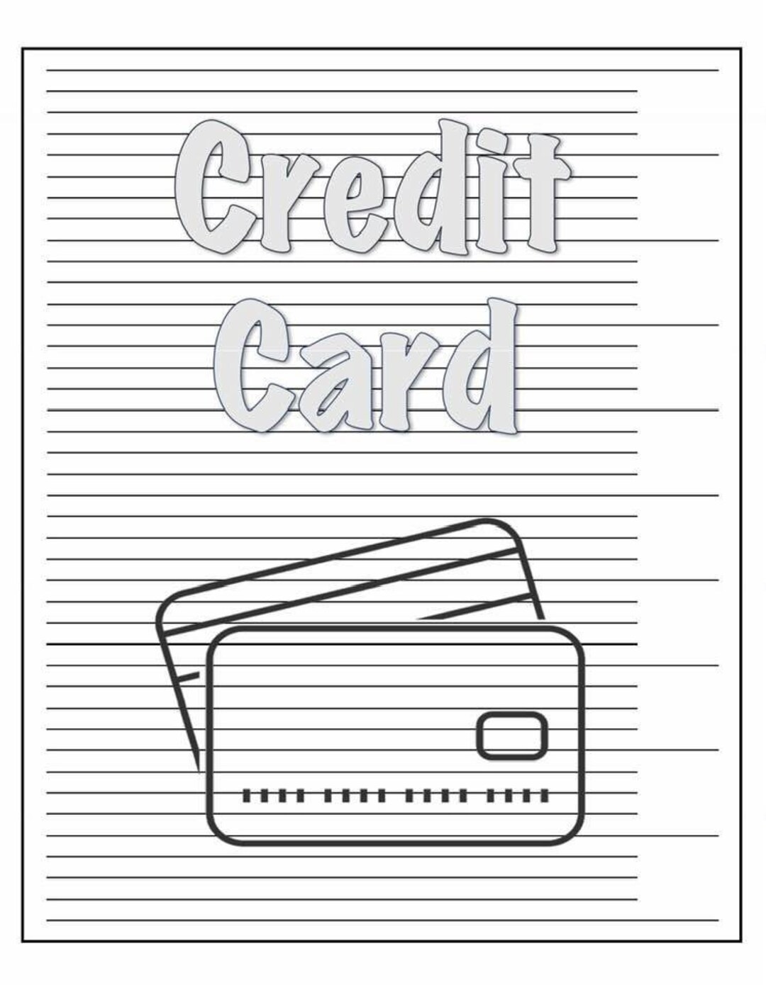 Debt & Bill Pay Down Tracking Charts Based on Dave Ramsey Credit Card ...