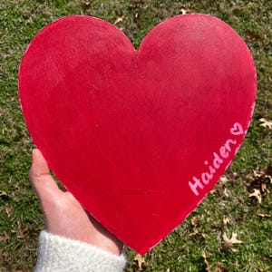 Heart & Bow Valentine Painting - Etsy