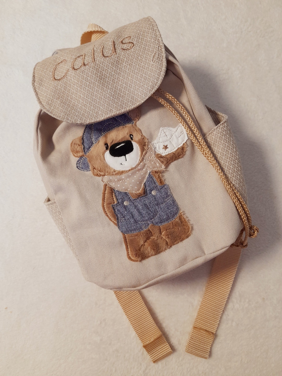 Children's Backpack Kindergarten Backpack Kita Backpack Boho Bear ...