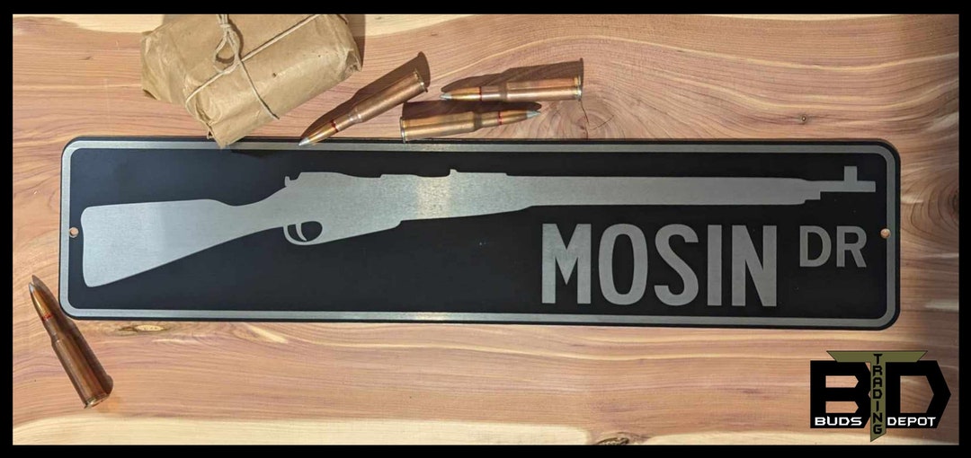 Mosin Nagant - Metal Street Sign 7.62x54r - Etsy