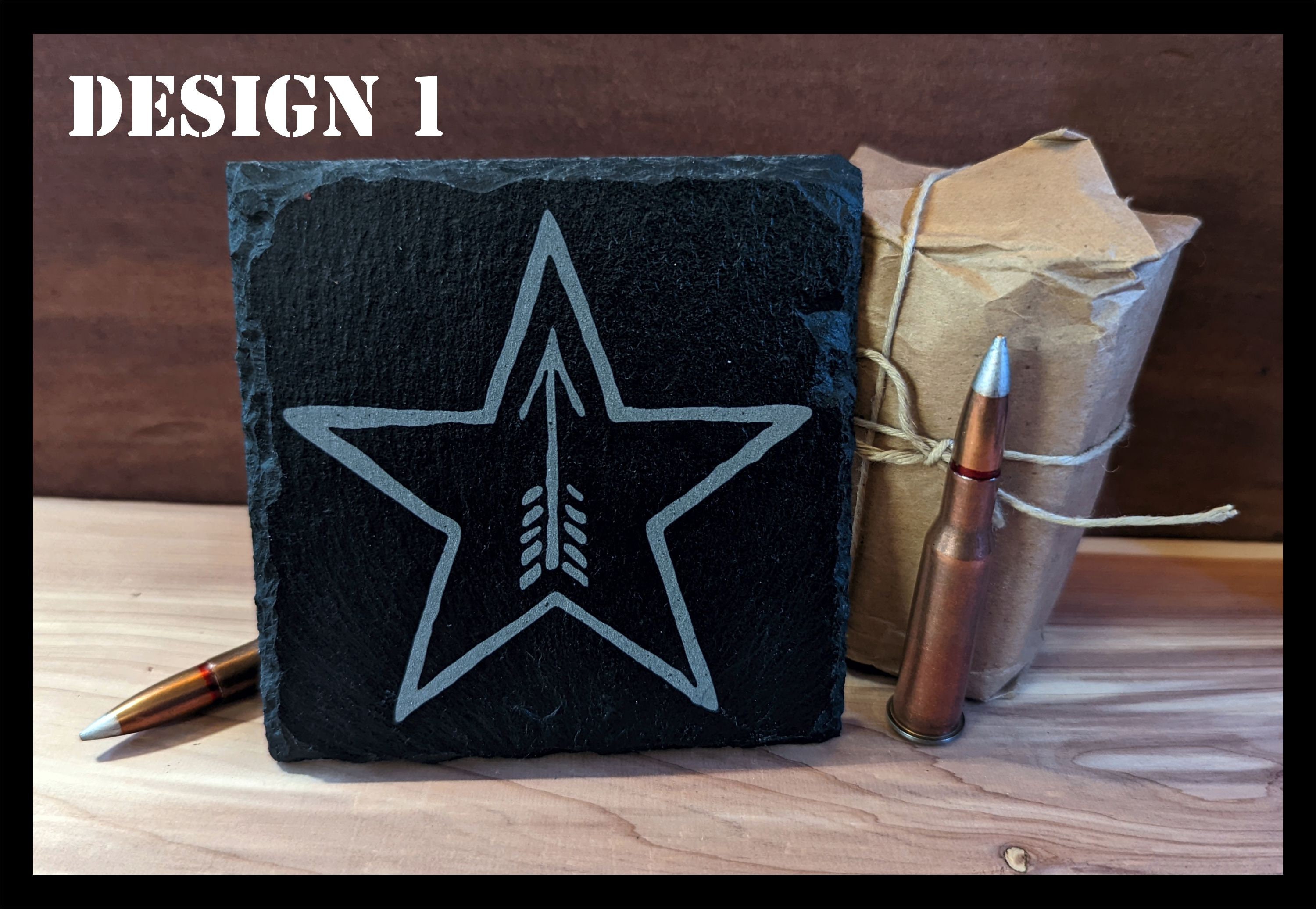 Mosin Nagant Theme Slate Coaster Set 7.62x54r - Etsy