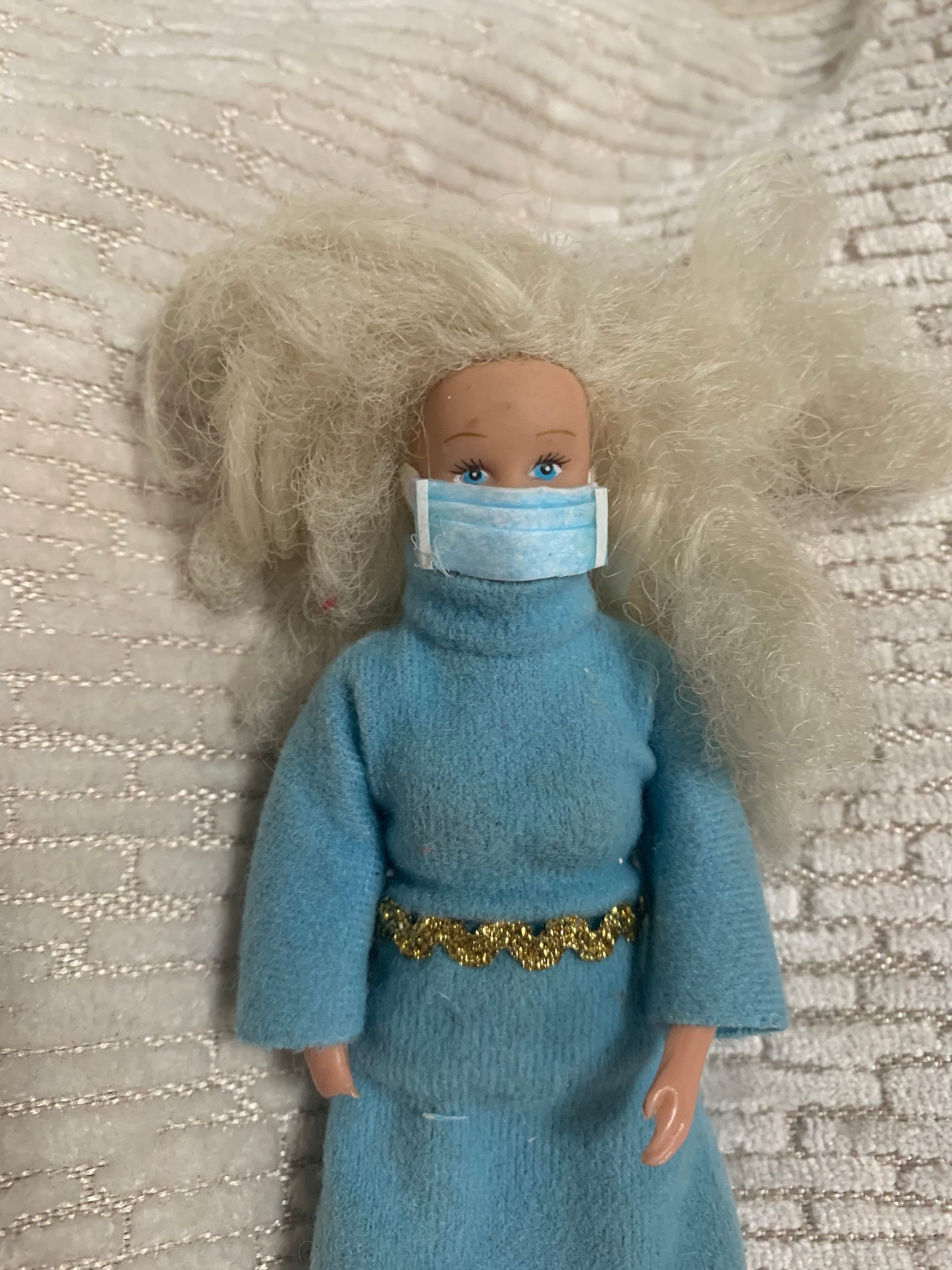 Dollhouse Miniature Face Mask 1:12 Scale Handmade Mini Mask - Etsy