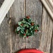 Dollhouse Miniature Holly Wreath, Variegated Holly, Christmas Wreath, 1 ...