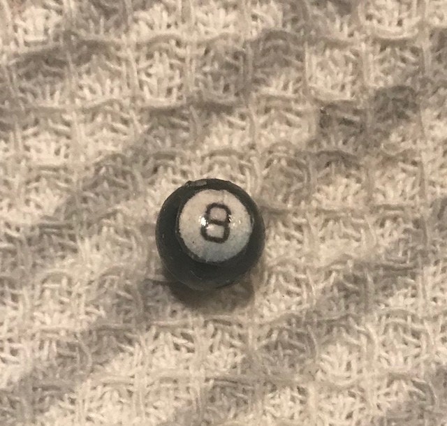 Dollhouse Miniature Magic 8 Ball, Doll Toy, Mini 8 Ball, 1:12 Scale - Etsy