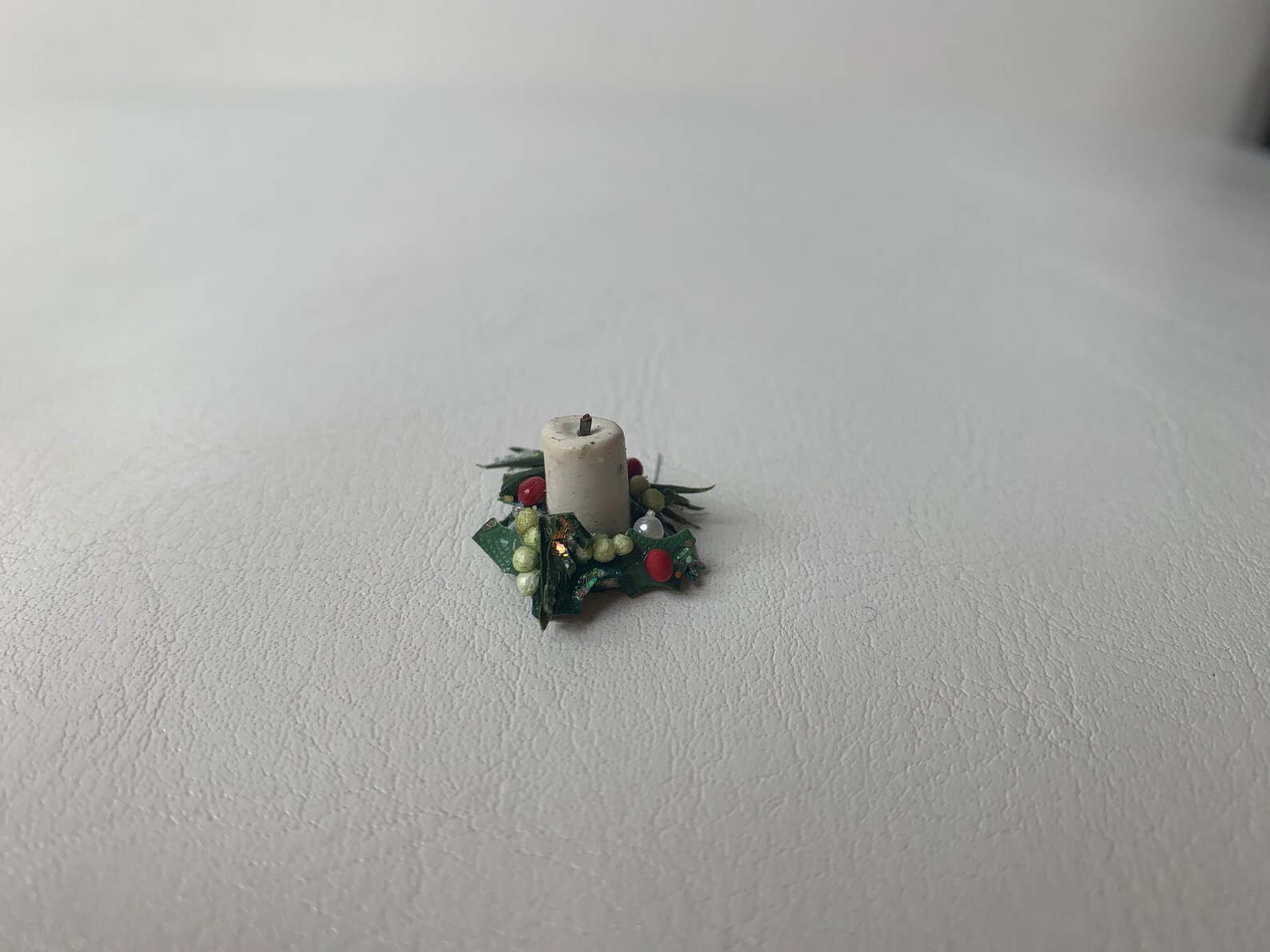Dollhouse Miniature Candle Centerpiece, 1:12 Scale, Holiday Mini, Mini ...