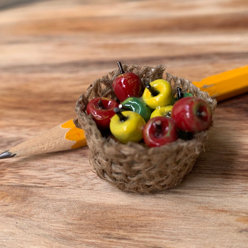 Apple Basket - Etsy