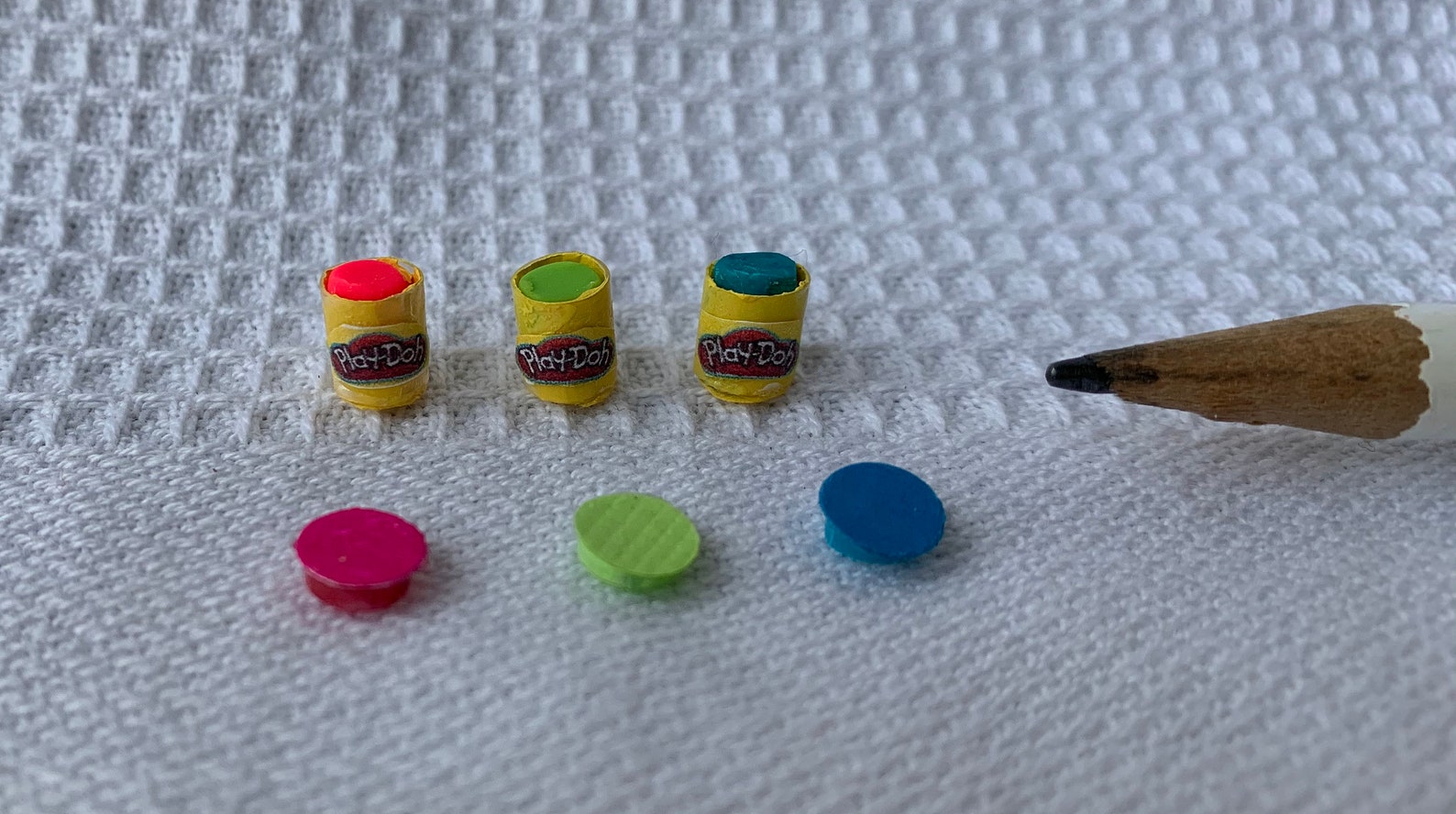 Dollhouse Miniature Play-doh, Miniature Toy, 1:12 Scale - Etsy