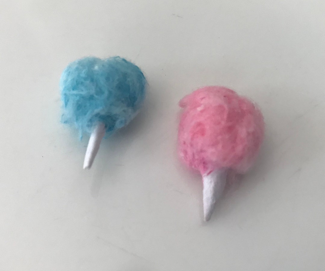 Dollhouse Miniature Cotton Candy, 1:12 Scale, Mini Sweets, Summer ...