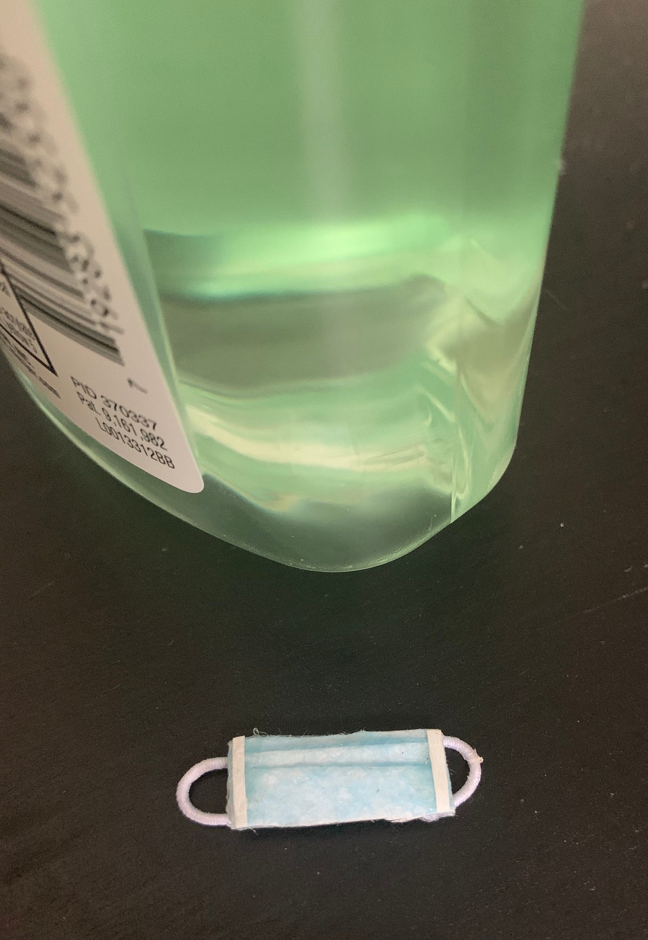 Dollhouse Miniature Face Mask 1:12 Scale Handmade Mini Mask - Etsy