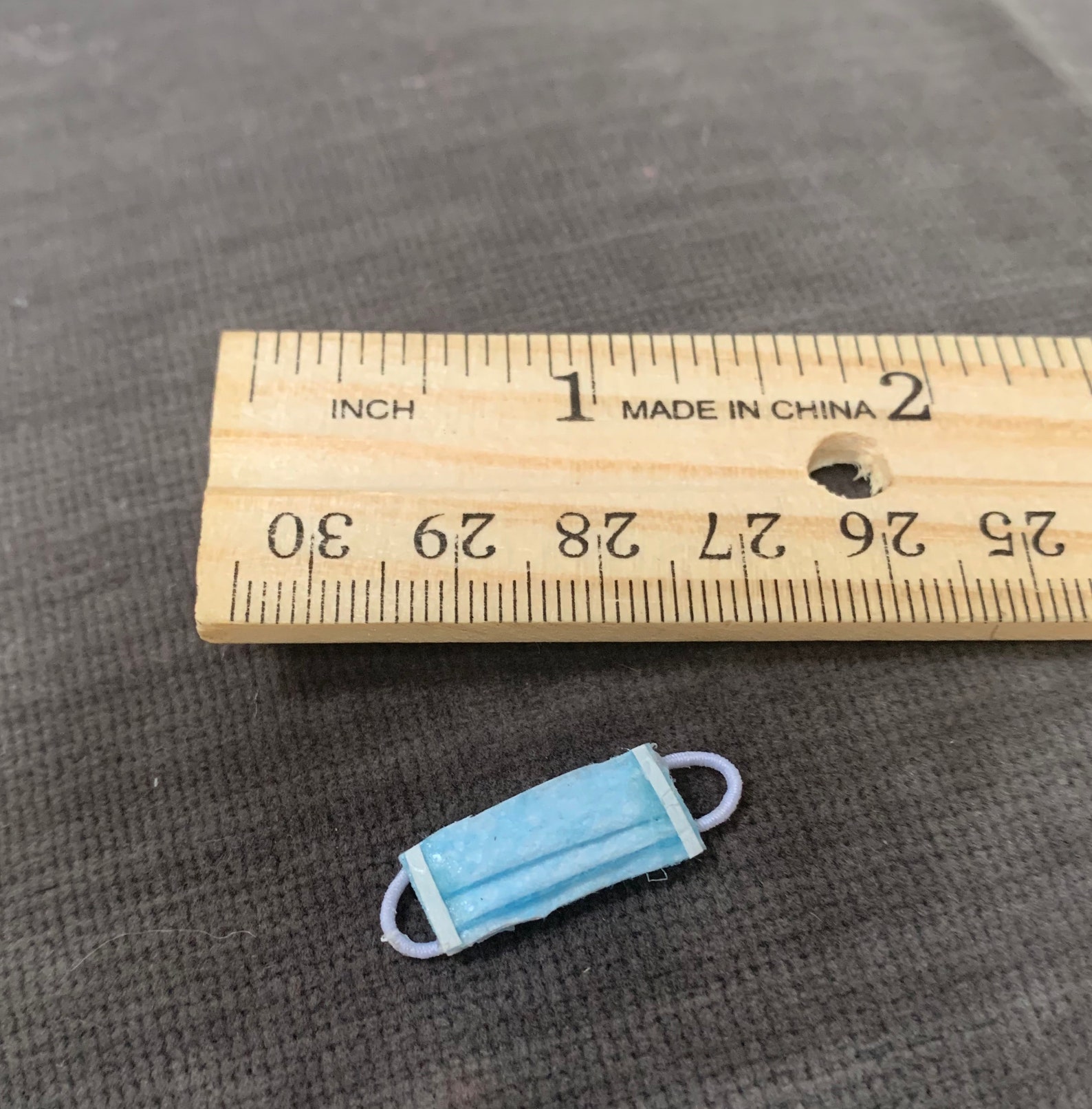 Dollhouse Miniature Face Mask 1:12 Scale Handmade Mini Mask - Etsy