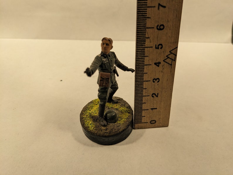 German Toy Soldiers Infantryman WW2 Hand Painted Toy Soldier - Etsy