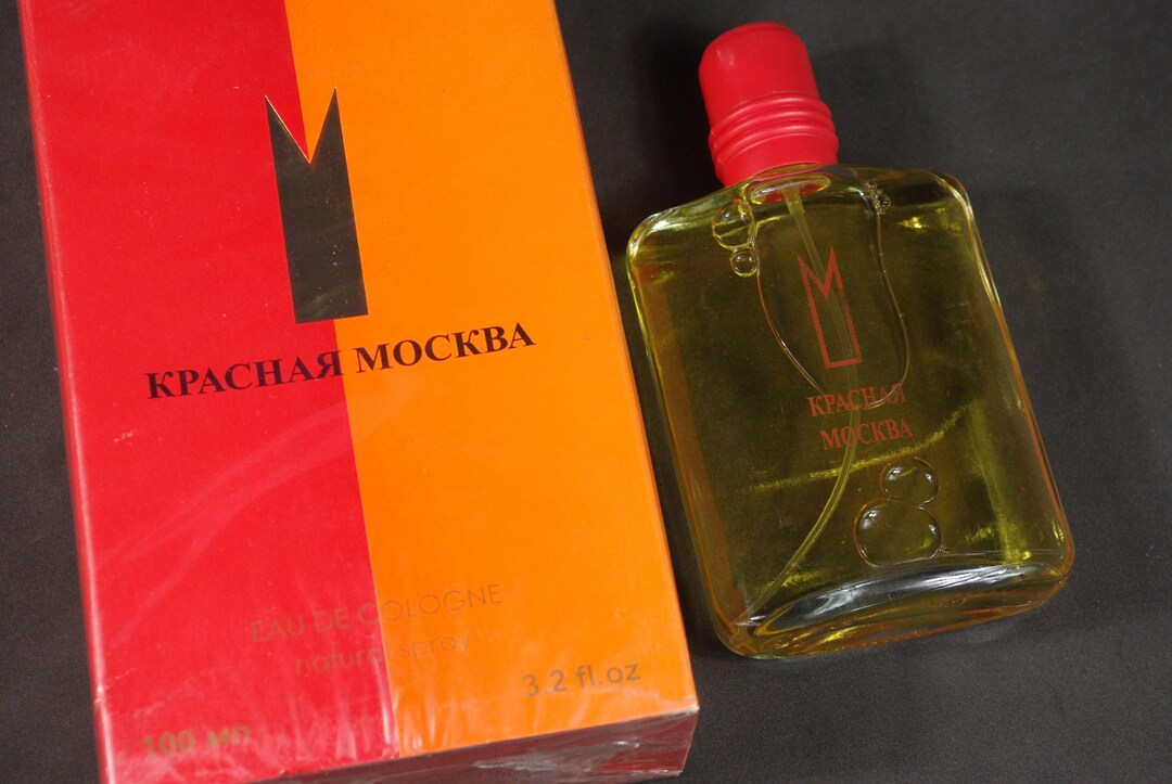 Vintage Perfume red Moscow, Retro Perfume USSR 100ml - Etsy