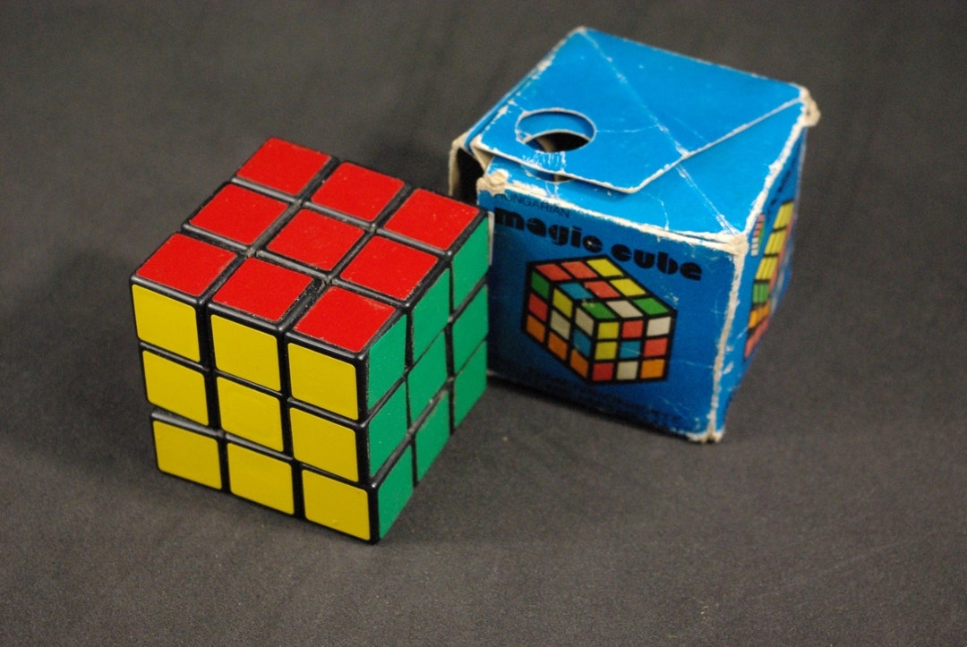 Vintage 1980s. Hungary Rubik's Cube, Soviet Children's Puzzle, Vintage ...