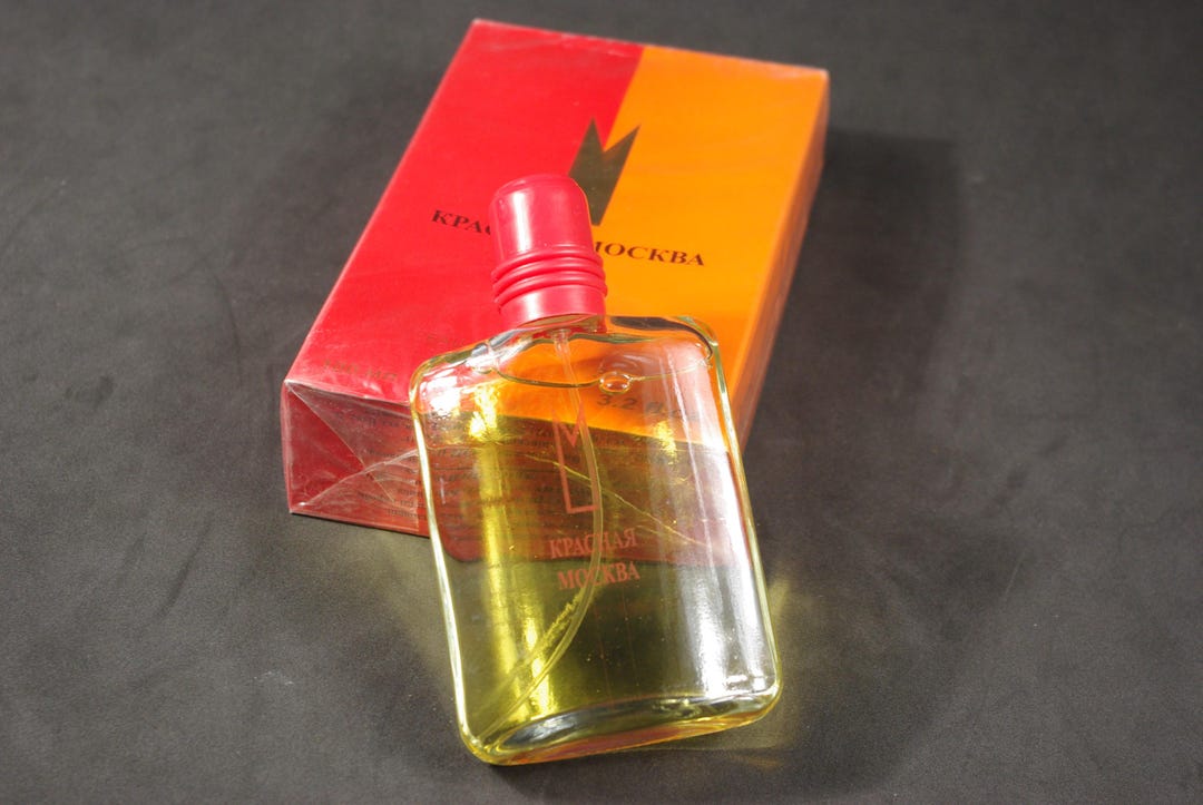 Vintage Perfume "red Moscow", Retro Perfume USSR 100ml - Etsy