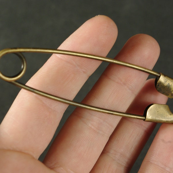 Vintage Safety Pin - Etsy