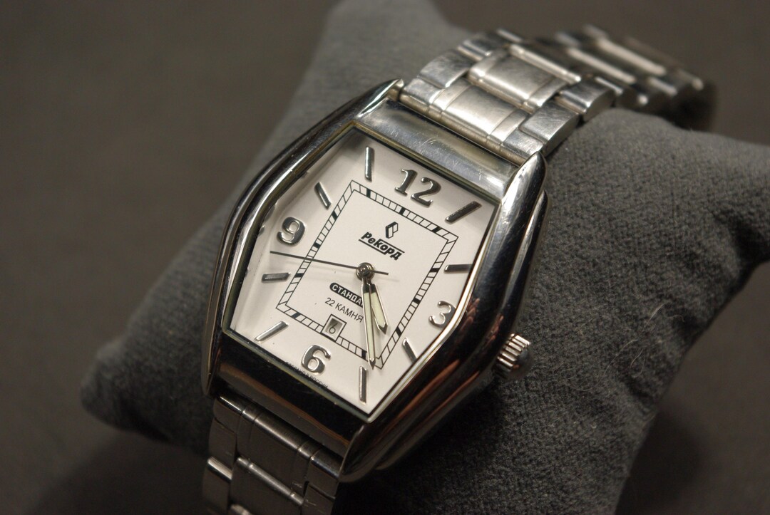 Vintage Men's Watch Rekord 22 Jewels Mechanical - Etsy