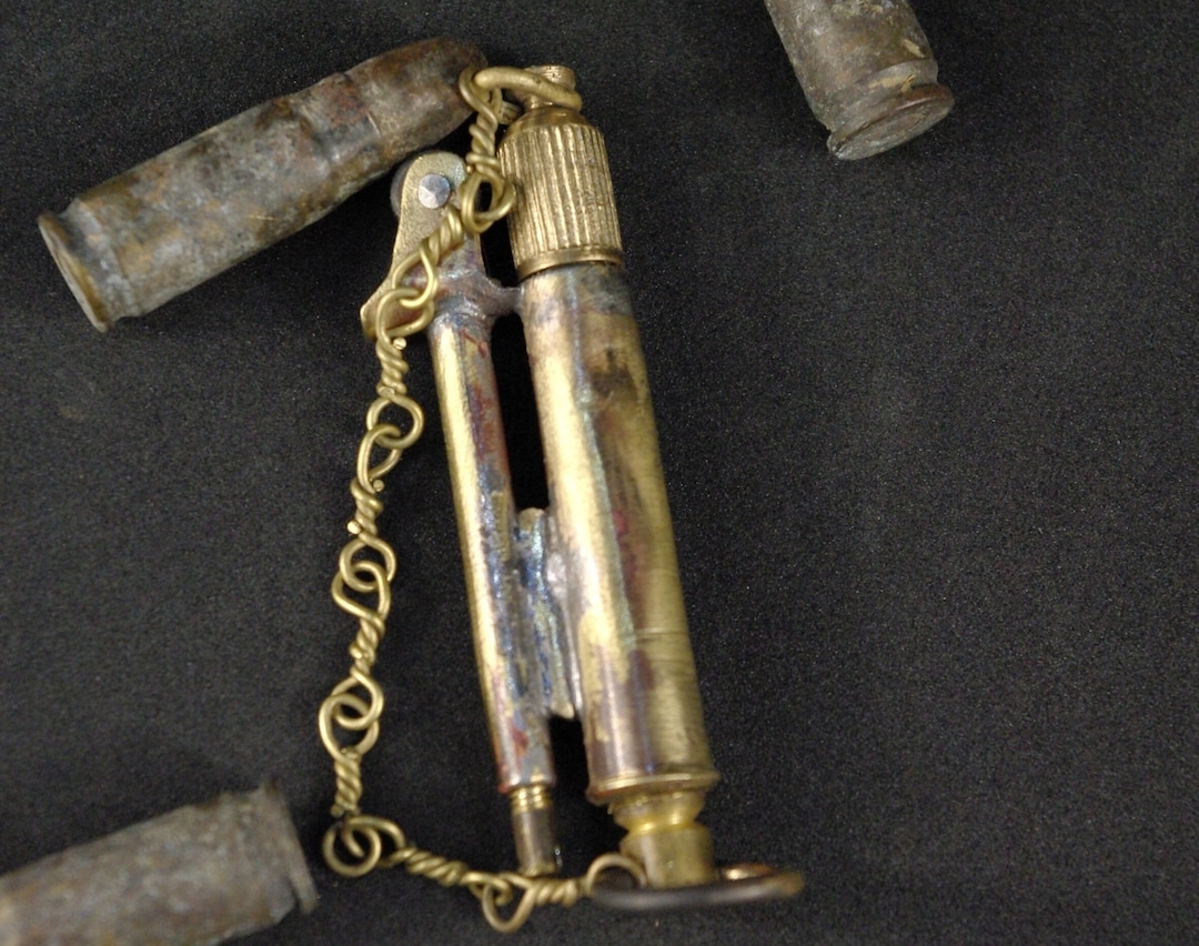 Vintage WW2 Soldier's Working Trench Art Cartridge Lighter. Handmade ...