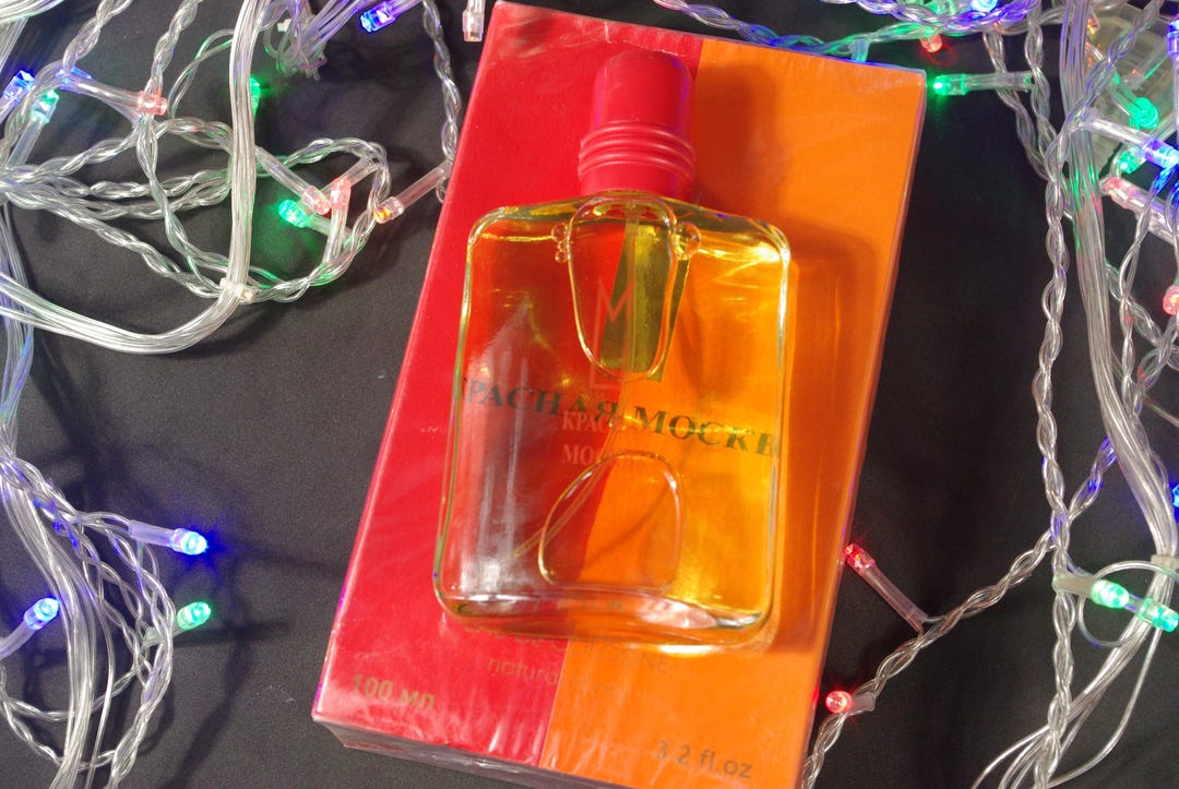 Vintage Perfume red Moscow, Retro Perfume USSR 100ml - Etsy