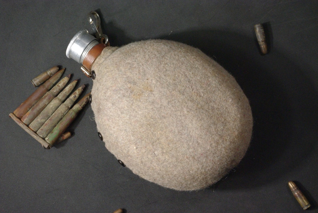 WW2 WWII Original WATER BOTTLE Canteen, Flask Aluminum - Etsy