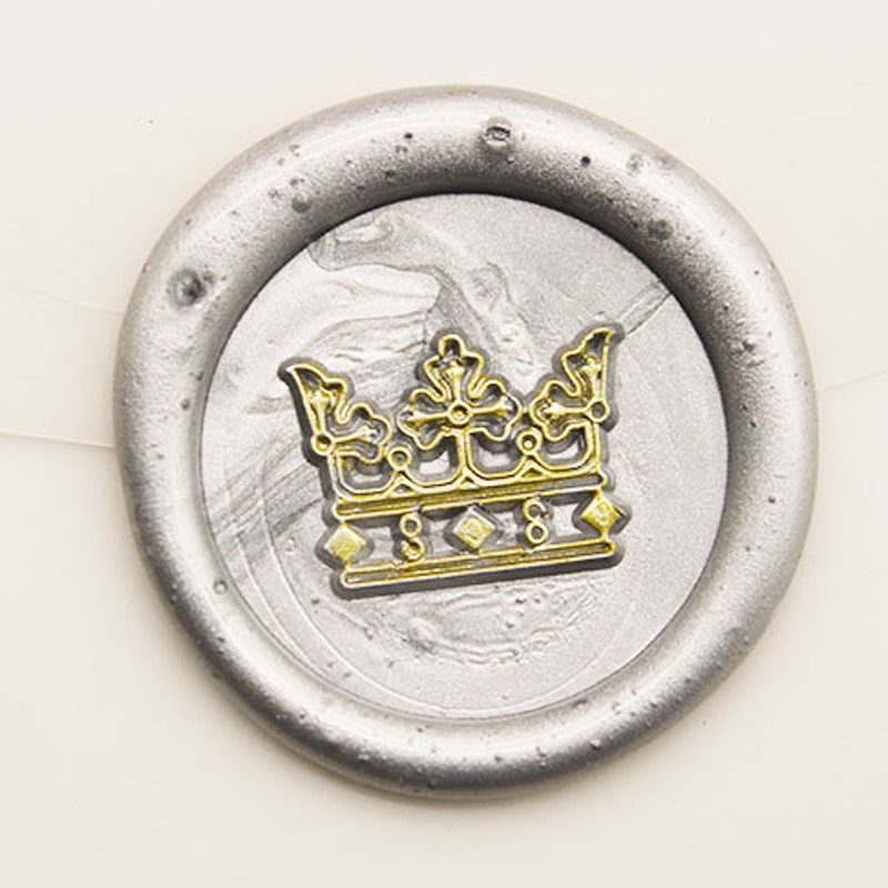 Crown Stamp - Etsy