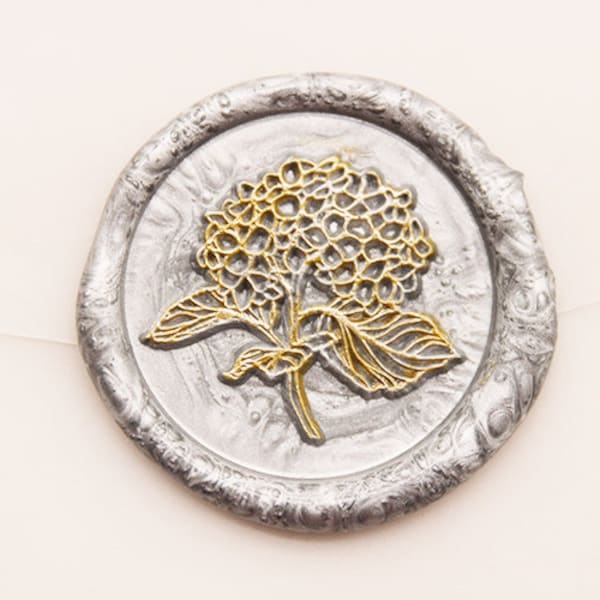 Hydrangea Stamp - Etsy