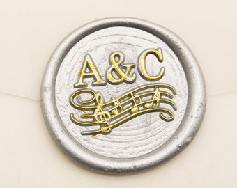 Music Notes Wax Seal - Etsy