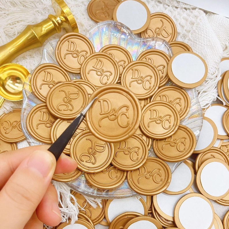 Custom Wax Seals, Personalized Wax Seals Stickers, Handmade Wax Seal ...