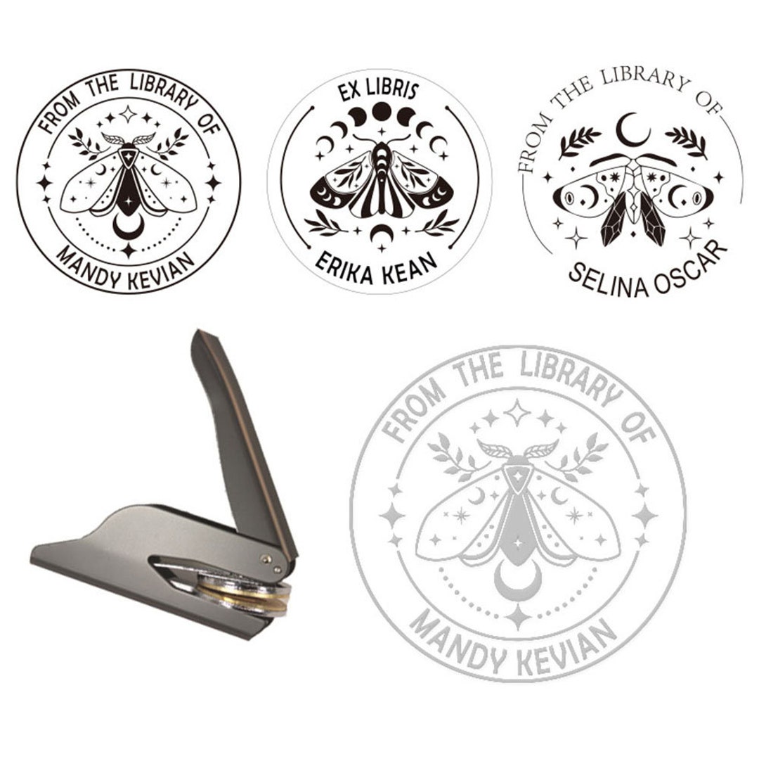 Insect Embosser Stamp, Insect Book Embosser ,custom Logo Embosser ...