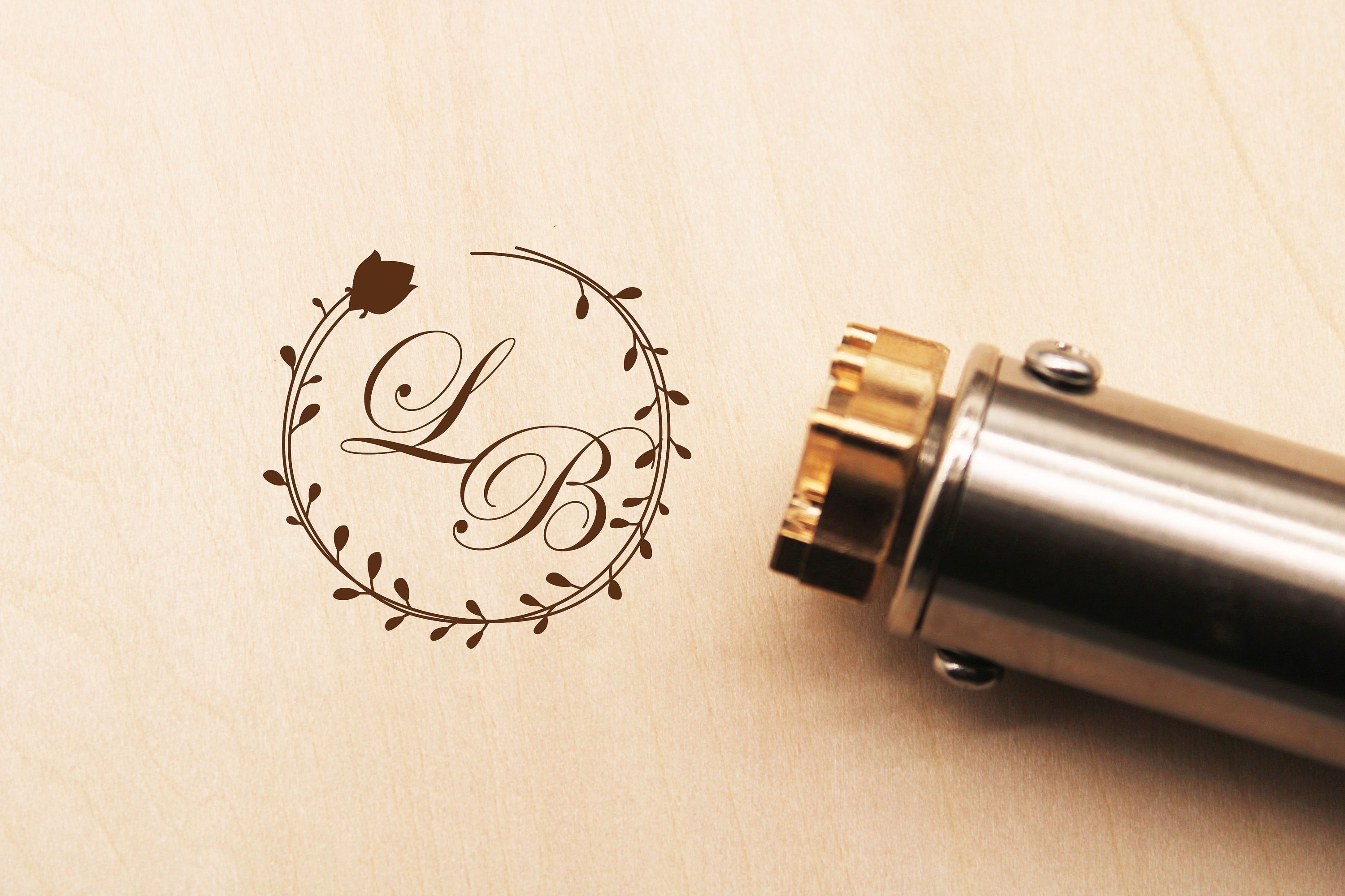 Custom Initials Wood Burning Stamp /electric Branding Iron for | Etsy