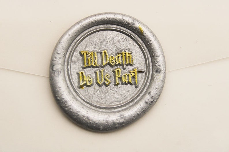 Till Death DO Us Part Wax Seal Stamp , Halloween Wedding Wax Stamp Seal ...