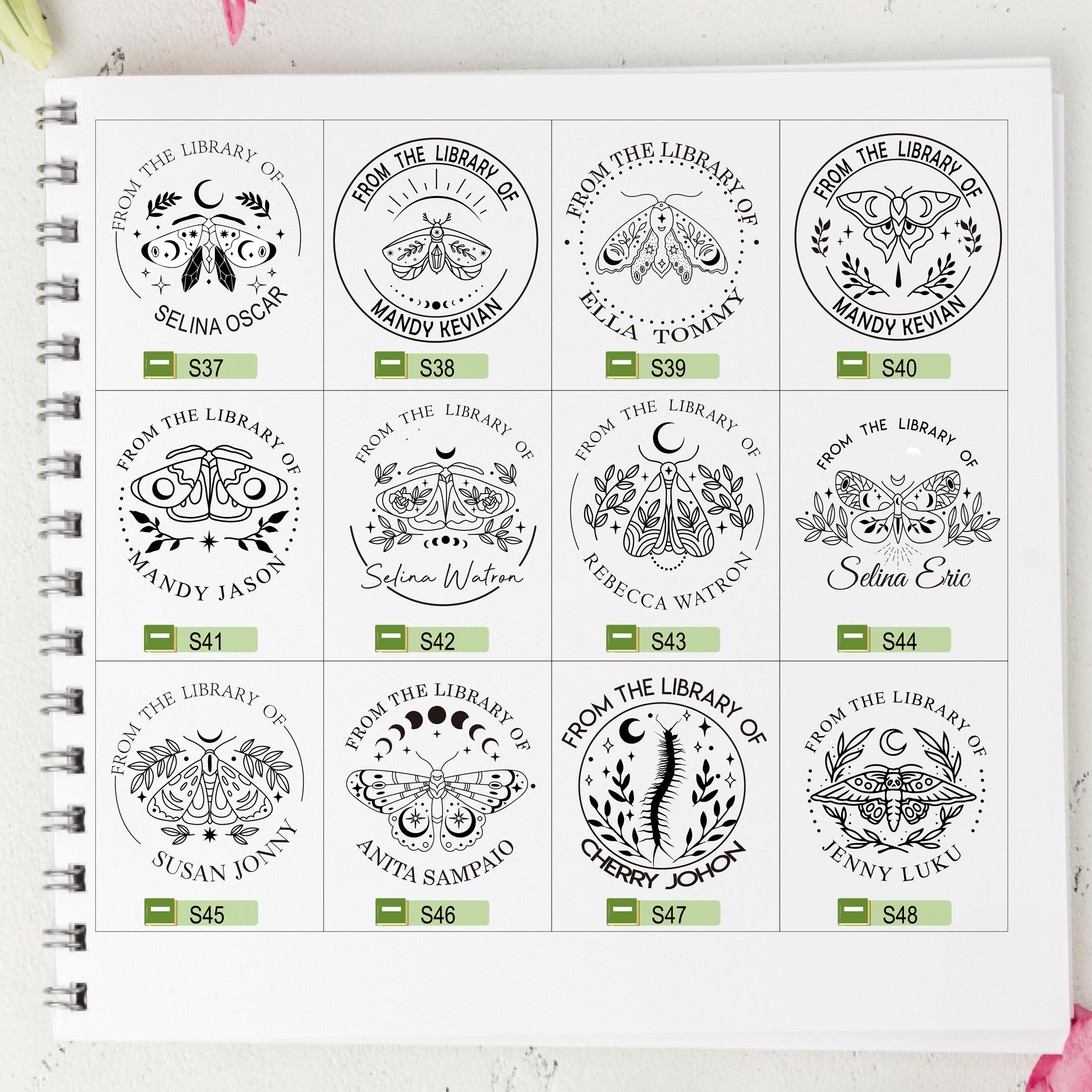 Insect Embosser Stamp, Insect Book Embosser ,custom Logo Embosser ...