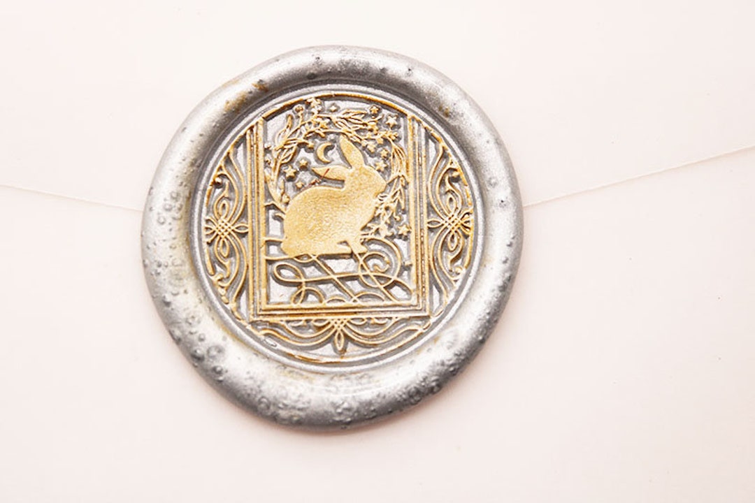 Tarot Rabbit Wax Seal Stamp,animal Tarot Seal Stamp Kit, Wedding ...