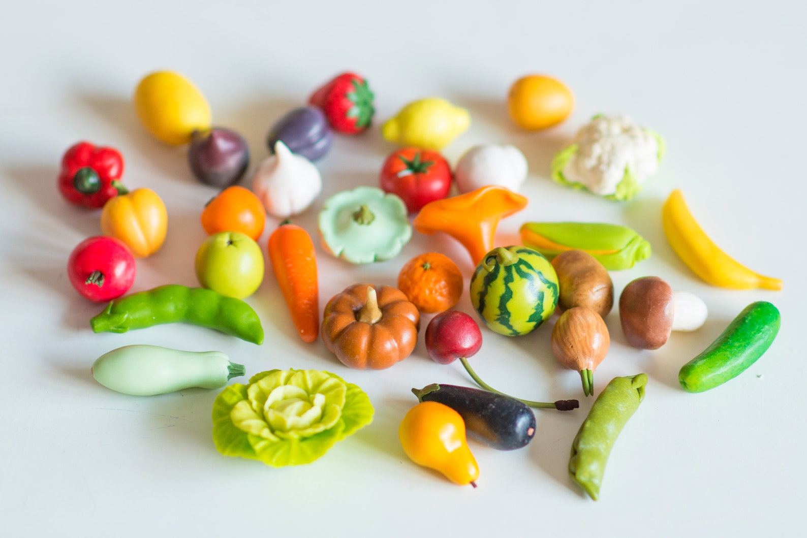 Miniature polymer clay vegetables Montessori toys Sensory toys | Etsy