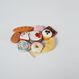 Miniature Sweets Set – Handmade Polymer Clay Play Food – Montessori ...