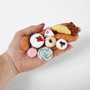 Miniature Sweets Set – Handmade Polymer Clay Play Food – Montessori ...