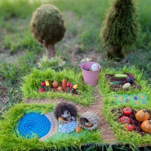 Crochet Pattern Rug Farm Play Mat English PDF Instruction DIY - Etsy