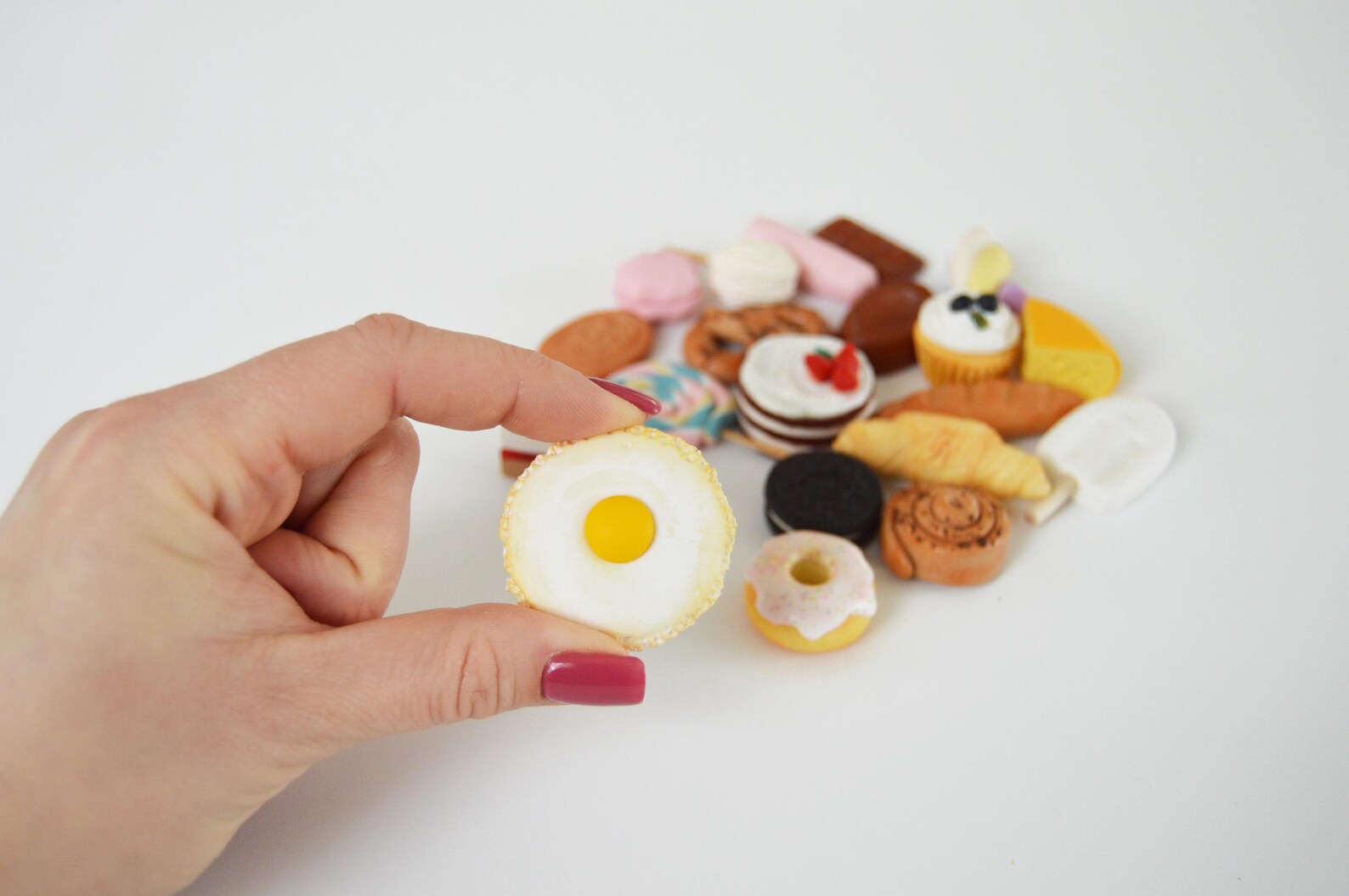 Miniature Sweets Set – Handmade Polymer Clay Play Food – Montessori ...