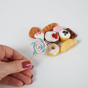 Miniature Sweets Set – Handmade Polymer Clay Play Food – Montessori ...