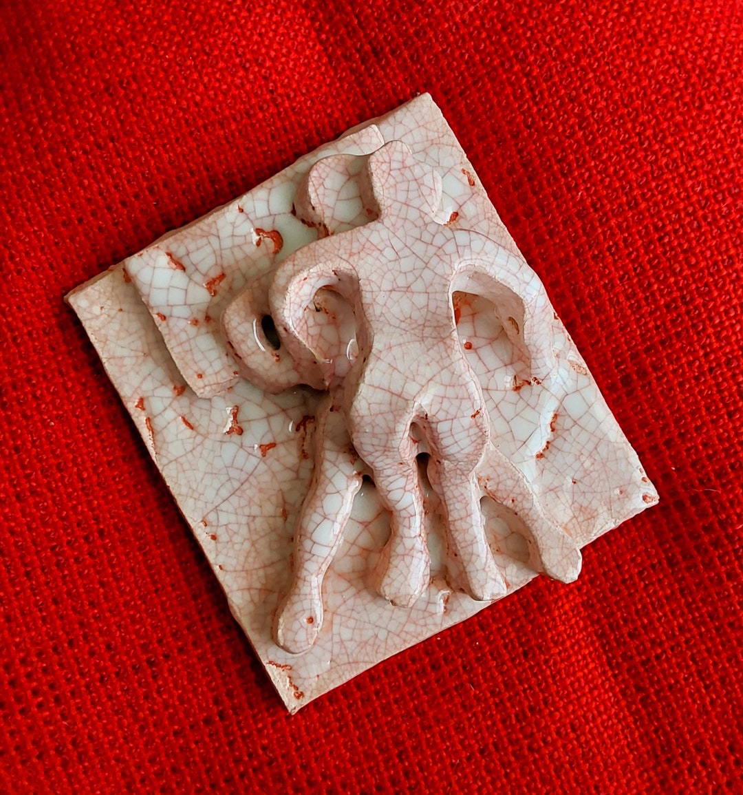 Sexy Pottery Ceramic Sex Sculpture Fine Art Paperweight Made In Italy