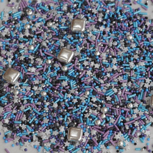 Galaxy Cake Sprinkles Space Party Mix Natural Cake Sprinkles - Etsy UK