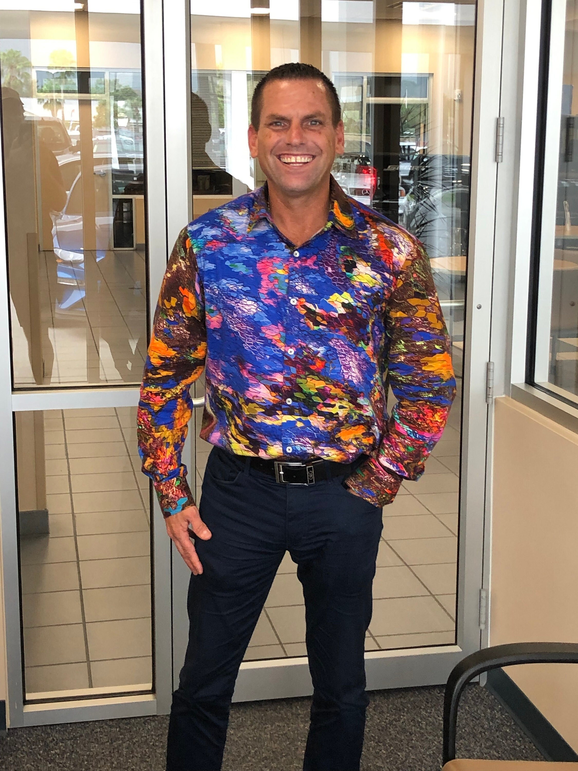 Men's Limited Edition One-of-a-kind Luxury Shirt From Steve Luongo ...