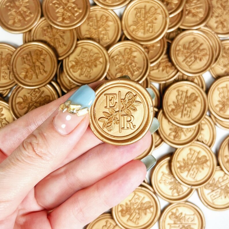 Pre-made Wax Seals, Personalized Wax Seal Stickers,,wedding Self ...