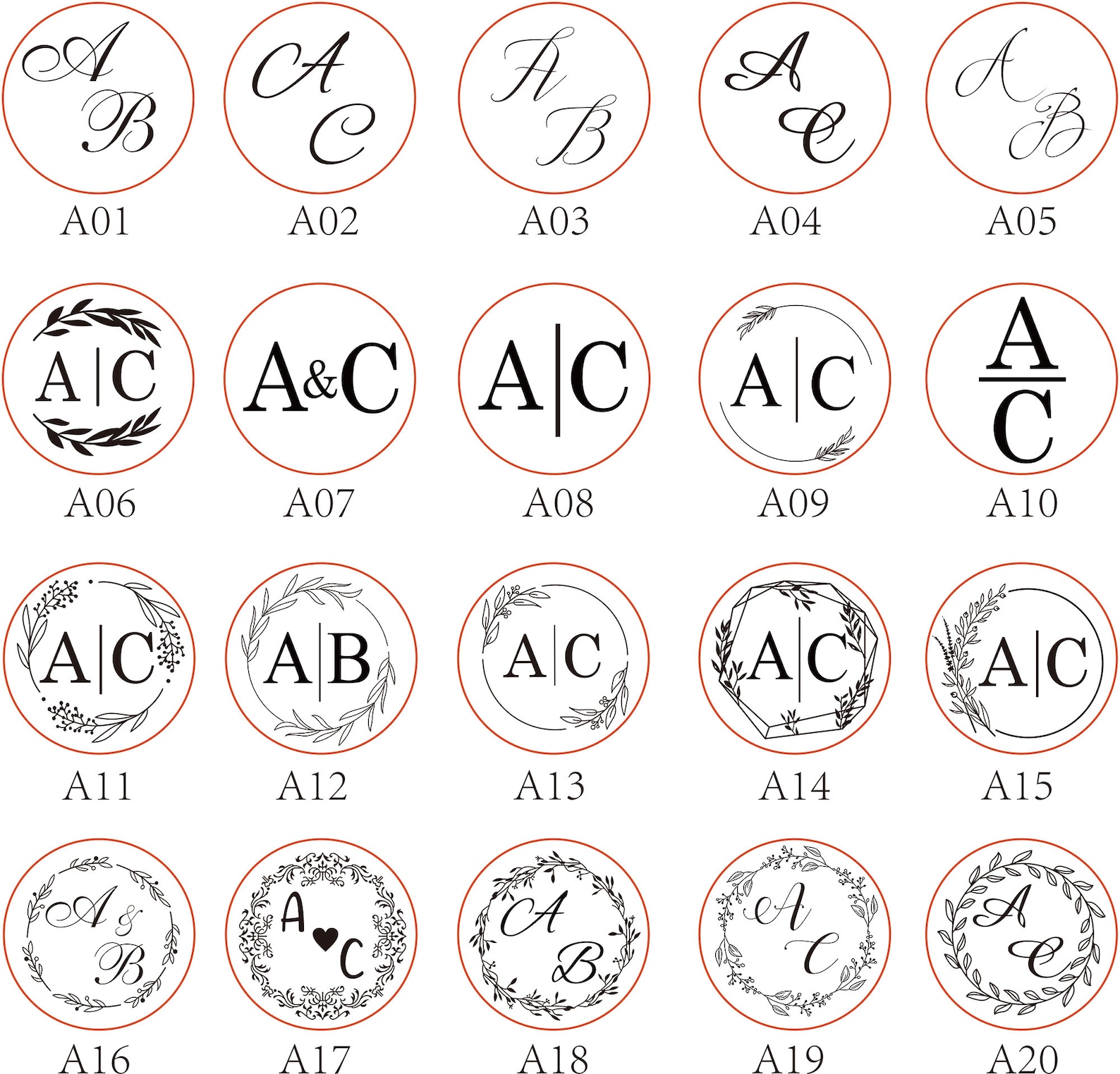 Pre-made Wax Seals, Personalized Wax Seal Stickers,,wedding Self ...